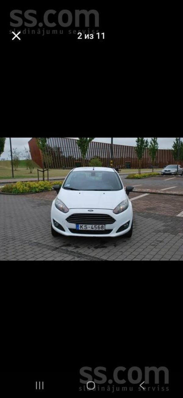 Balts Ford Fiesta 2013 Tukums, ar dzinēja tilpumu 1.50 L un nobraukumu 0 tūkst. km par 1950 €, foto 2 vietnē AUTOMOTO.COM.LV