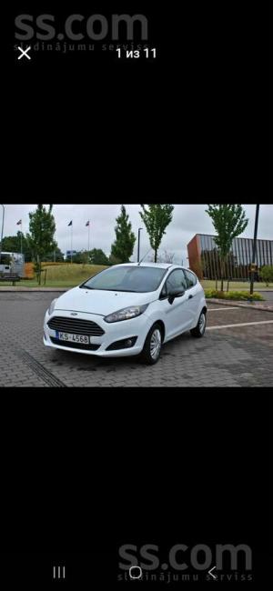 Balts Ford Fiesta 2013 Tukums, ar dzinēja tilpumu 1.50 L un nobraukumu 0 tūkst. km par 1950 €, foto 4 vietnē AUTOMOTO.COM.LV