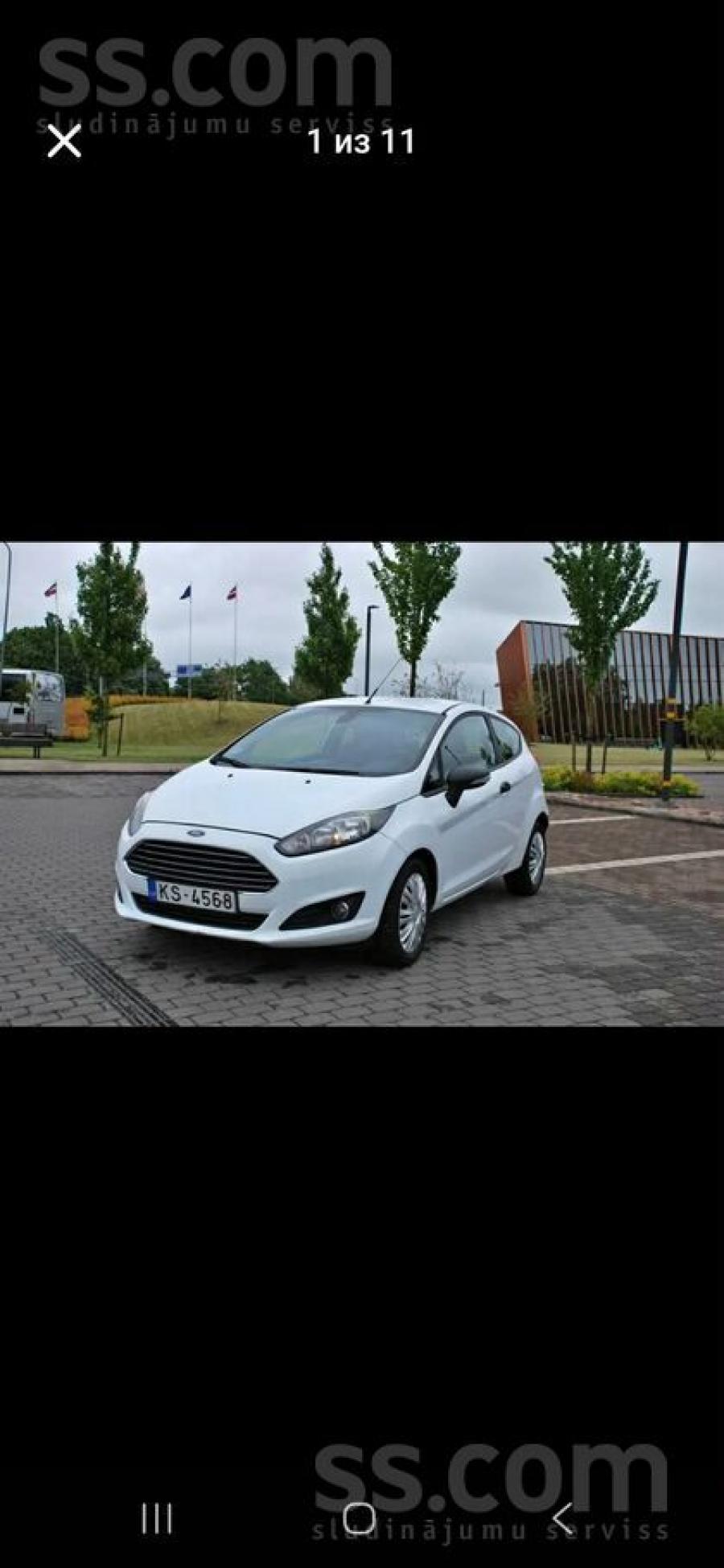 Balts Ford Fiesta 2013 Tukums, ar dzinēja tilpumu 1.50 L un nobraukumu 0 tūkst. km par 1950 €, foto 4 vietnē AUTOMOTO.COM.LV