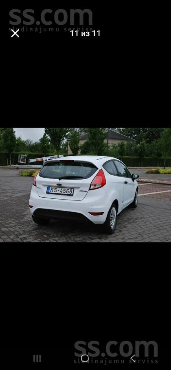 Balts Ford Fiesta 2013 Tukums, ar dzinēja tilpumu 1.50 L un nobraukumu 0 tūkst. km par 1950 €, foto 4 vietnē AUTOMOTO.COM.LV