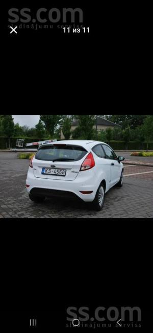 Balts Ford Fiesta 2013 Tukums, ar dzinēja tilpumu 1.50 L un nobraukumu 0 tūkst. km par 1950 €, foto 5 vietnē AUTOMOTO.COM.LV