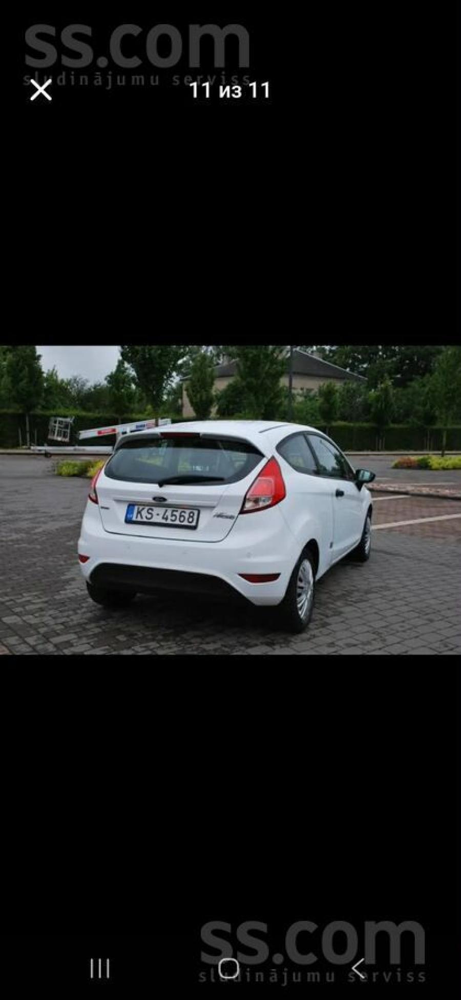 Balts Ford Fiesta 2013 Tukums, ar dzinēja tilpumu 1.50 L un nobraukumu 0 tūkst. km par 1950 €, foto 5 vietnē AUTOMOTO.COM.LV