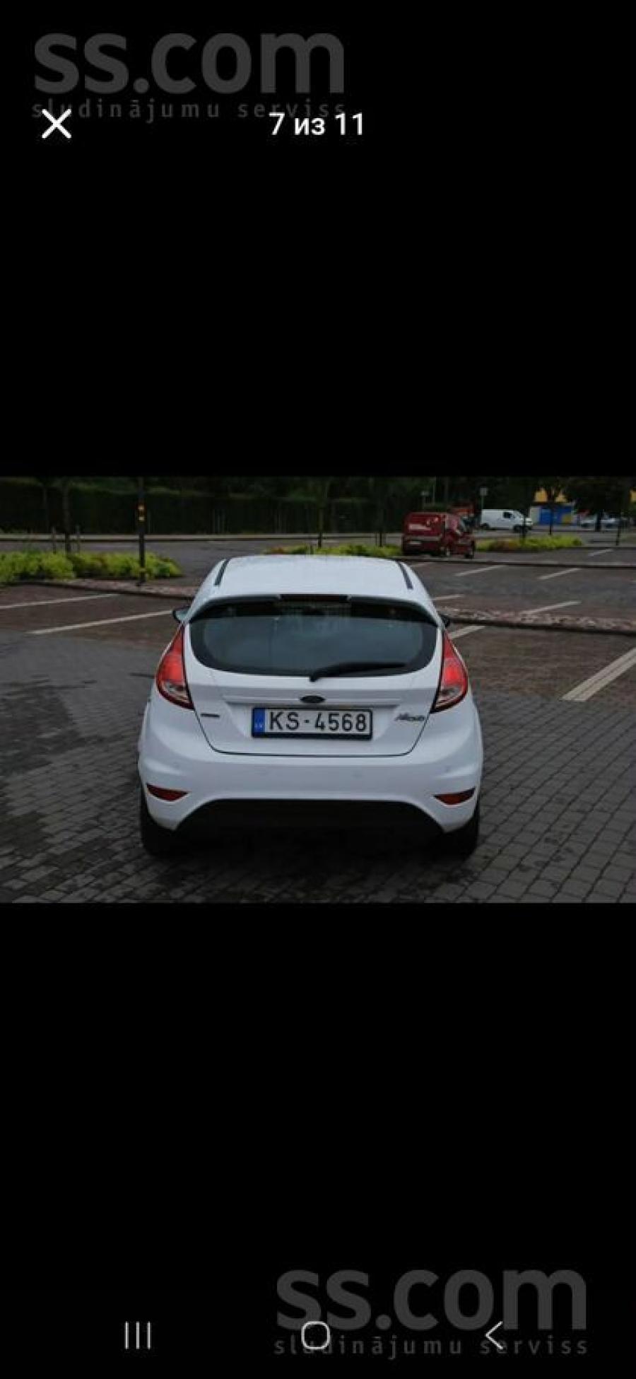 Balts Ford Fiesta 2013 Tukums, ar dzinēja tilpumu 1.50 L un nobraukumu 0 tūkst. km par 1950 €, foto 7 vietnē AUTOMOTO.COM.LV