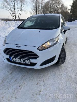White Ford Fiesta 2015 in Ludza, with an engine capacity of 1.50 L and mileage of 220 thousand km for 3150 €, photo  on AUTOMOTO.COM.LV