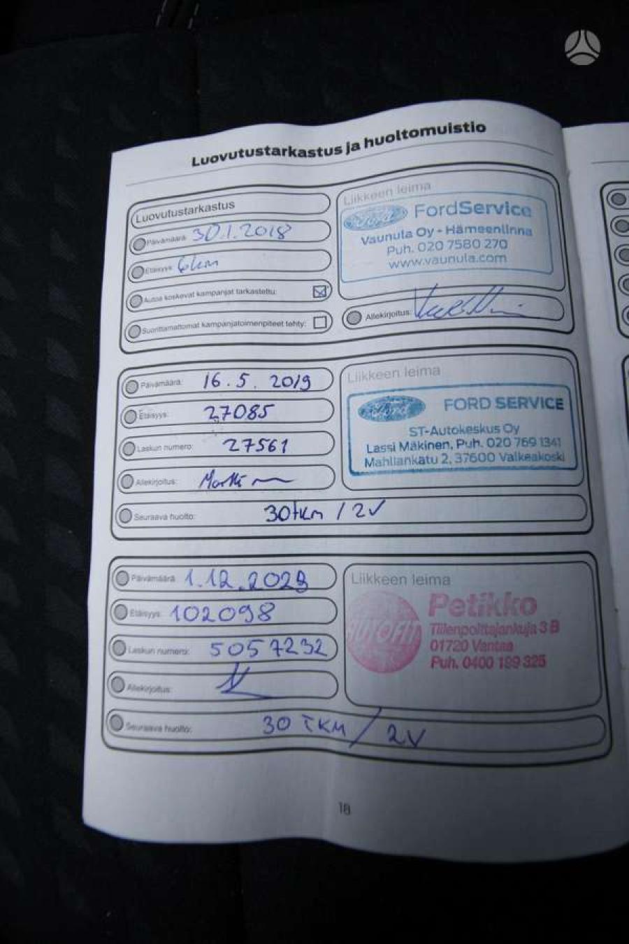 White Ford Fiesta 2018 in Vilnius, with an engine capacity of 1.00 L and mileage of 180 thousand km for 3500 €, photo 18 on AUTOMOTO.COM.LV