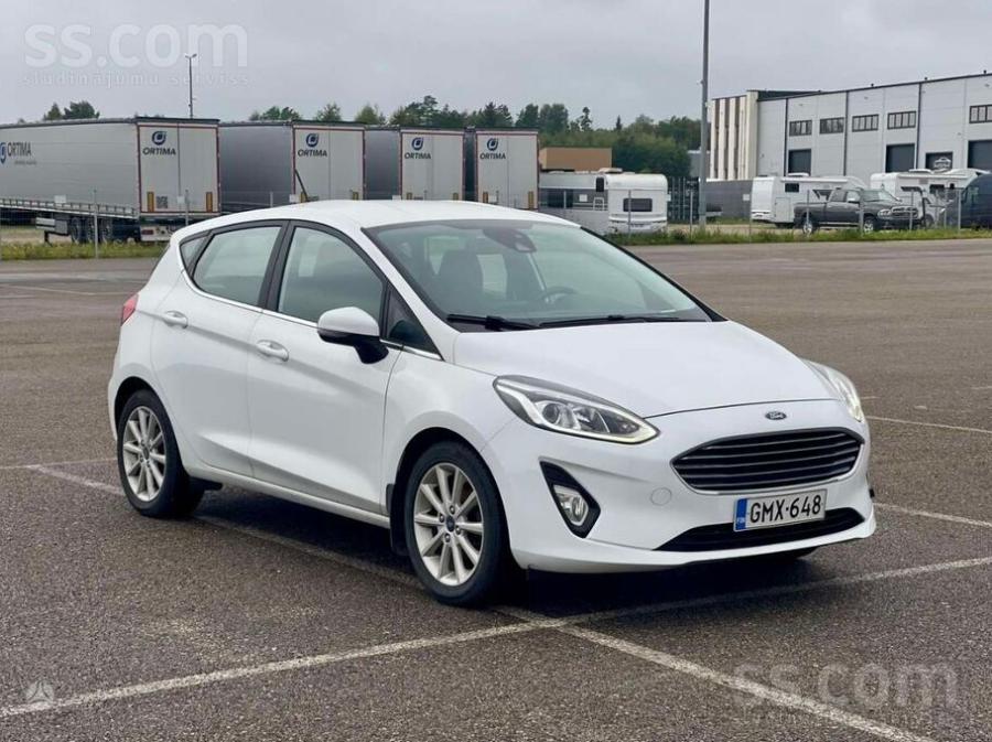 White Ford Fiesta 2018 in Vilnius, with an engine capacity of 1.00 L and mileage of 180 thousand km for 3400 €, photo 7 on AUTOMOTO.COM.LV