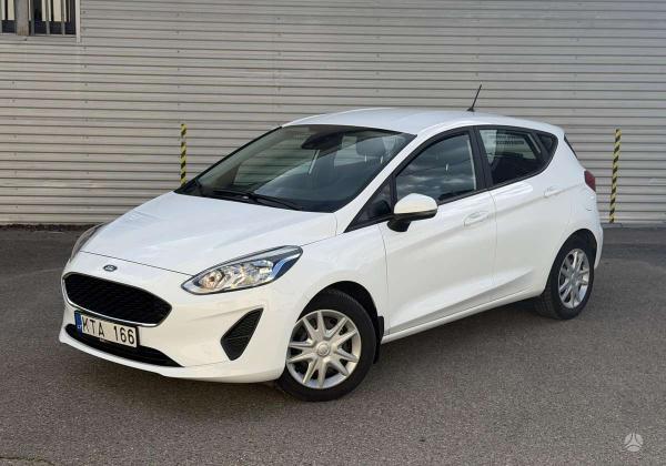 White Ford Fiesta 2019 in Vilnius, with an engine capacity of 1.50 L and mileage of 151 thousand km for 6499 €, photo 1 on AUTOMOTO.COM.LV