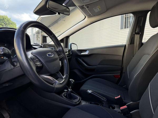 White Ford Fiesta 2019 in Vilnius, with an engine capacity of 1.50 L and mileage of 151 thousand km for 6499 €, photo 9 on AUTOMOTO.COM.LV