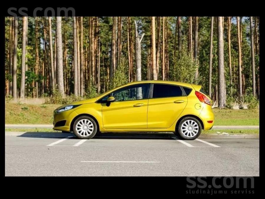 Yellow Ford Fiesta 2015 in Riga, with an engine capacity of 1.00 L and mileage of 102 thousand km for 5150 €, photo 3 on AUTOMOTO.COM.LV