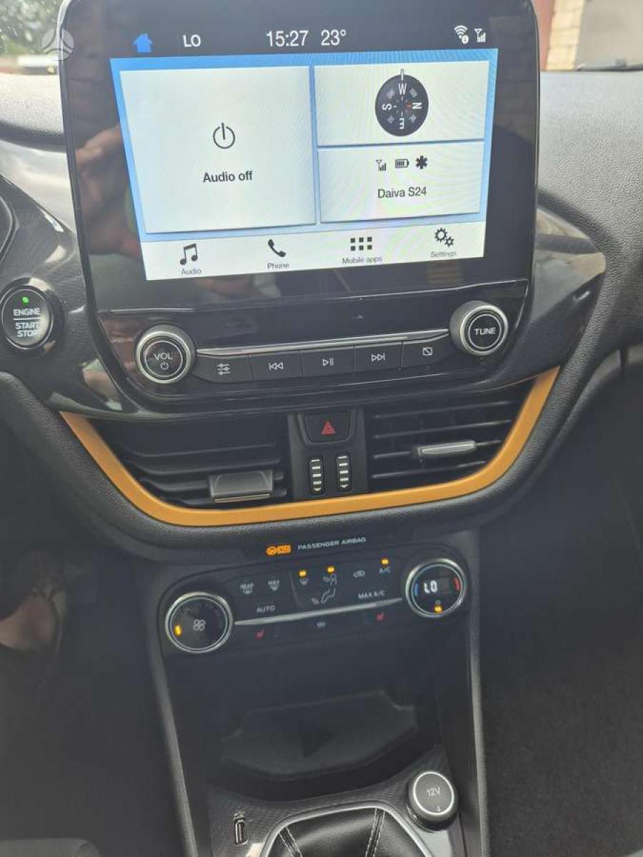 Yellow Ford Fiesta 2019 in Alytus, with an engine capacity of 1.00 L and mileage of 134 thousand km for 9900 €, photo 10 on AUTOMOTO.COM.LV