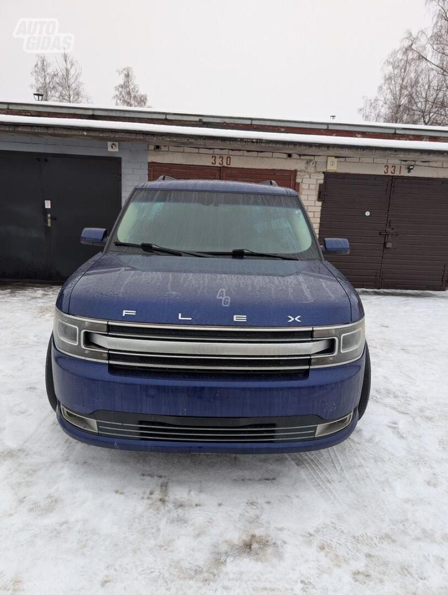 Blue Ford Flex 2013 in Kaunas, with an engine capacity of 3.50 L and mileage of 260 thousand km for 4800 €, photo 4 on AUTOMOTO.COM.LV