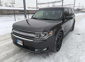Grey Ford Flex 2015 in Siauliai, with an engine capacity of 3.50 L and mileage of 164 thousand km for 9300 €, photo  on AUTOMOTO.COM.LV