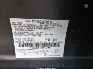 Grey Ford Flex 2019 in Klaipeda, with an engine capacity of 3.50 L and mileage of 256 thousand km for 6300 €, photo 15 on AUTOMOTO.COM.LV