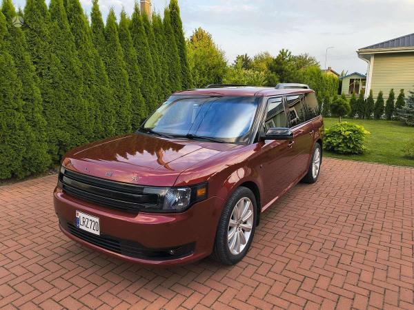 Red Ford Flex 2014 in Kaunas, with an engine capacity of 3.50 L and mileage of 180 thousand km for 9000 €, photo 3 on AUTOMOTO.COM.LV