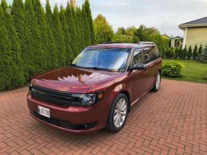 Sarkans Ford Flex 2014 Kauņa, ar dzinēja tilpumu 3.50 L un nobraukumu 180 tūkst. km par 9000 €, foto 3 vietnē AUTOMOTO.COM.LV