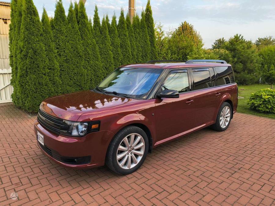 Sarkans Ford Flex 2014 Kauņa, ar dzinēja tilpumu 3.50 L un nobraukumu 180 tūkst. km par 9000 €, foto 7 vietnē AUTOMOTO.COM.LV
