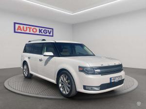 White Ford Flex 2014 in Vilnius, with an engine capacity of 3.50 L and mileage of 210 thousand km for 11499 €, photo 8 on AUTOMOTO.COM.LV