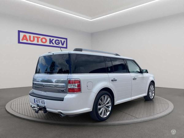 White Ford Flex 2014 in Vilnius, with an engine capacity of 3.50 L and mileage of 210 thousand km for 11499 €, photo 6 on AUTOMOTO.COM.LV