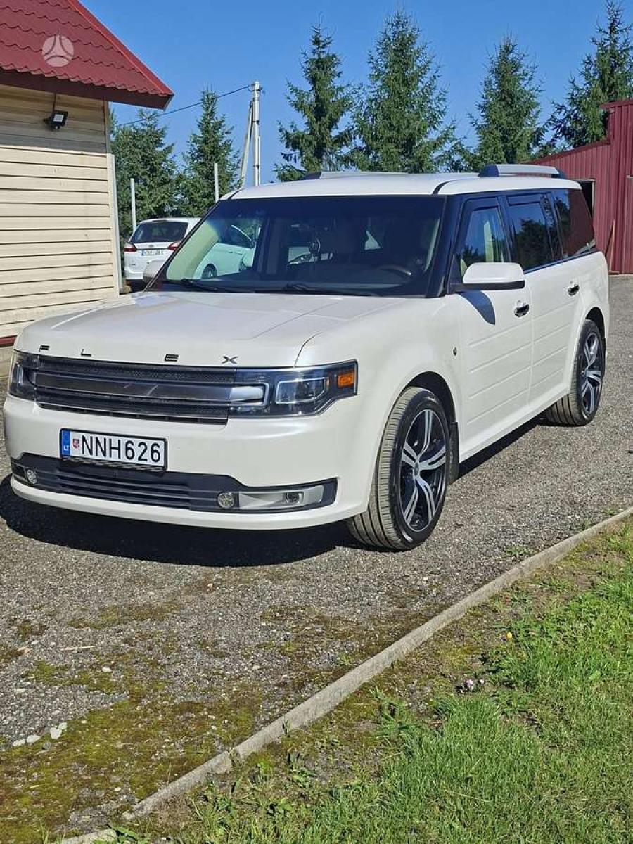 Balts Ford Flex 2018 Klaipėda, ar dzinēja tilpumu 3.50 L un nobraukumu 220 tūkst. km par 10000 €, foto 1 vietnē AUTOMOTO.COM.LV