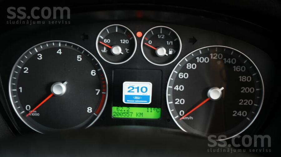 Melns Ford Focus 2007 Jelgava, ar dzinēja tilpumu 2.00 L un nobraukumu 201 tūkst. km par 4300 €, foto 18 vietnē AUTOMOTO.COM.LV