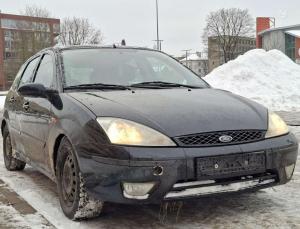 Black Ford Focus 2002 in Vilnius, with an engine capacity of 1.80 L and mileage of 215 thousand km for 300 €, photo 2 on AUTOMOTO.COM.LV