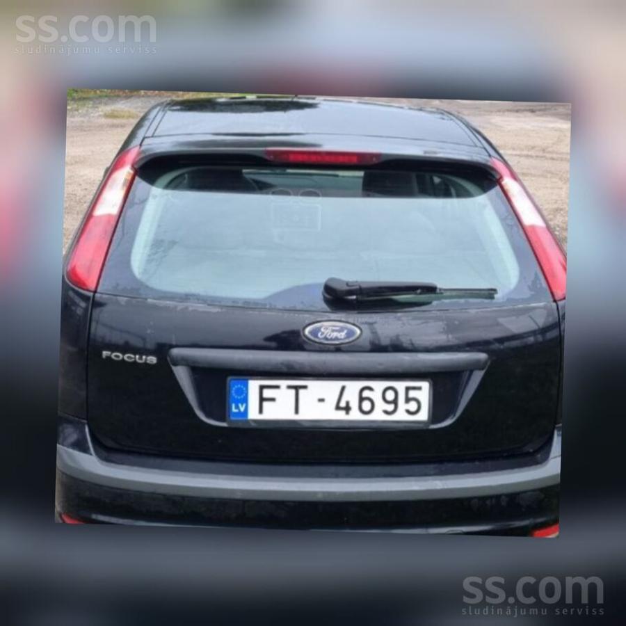 Melns Ford Focus 2006 Rīga, ar dzinēja tilpumu 1.60 L un nobraukumu 263 tūkst. km par 1350 €, foto 5 vietnē AUTOMOTO.COM.LV