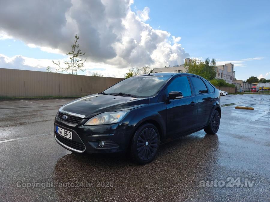 Black Ford Focus 2008 in Tartu, with an engine capacity of 1.60 L and mileage of 257 thousand km for 1250 €, photo 1 on AUTOMOTO.COM.LV