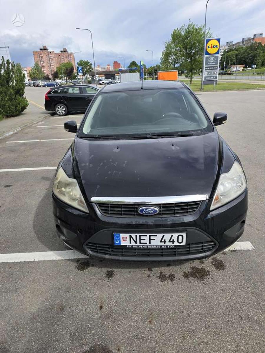 Melns Ford Focus 2009 Klaipėda, ar dzinēja tilpumu 1.56 L un nobraukumu 365 tūkst. km par 1350 €, foto 3 vietnē AUTOMOTO.COM.LV