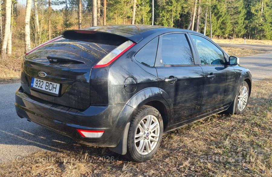 Black Ford Focus 2010 in Tallinn, with an engine capacity of 1.60 L and mileage of 0 thousand km for 4100 €, photo 4 on AUTOMOTO.COM.LV