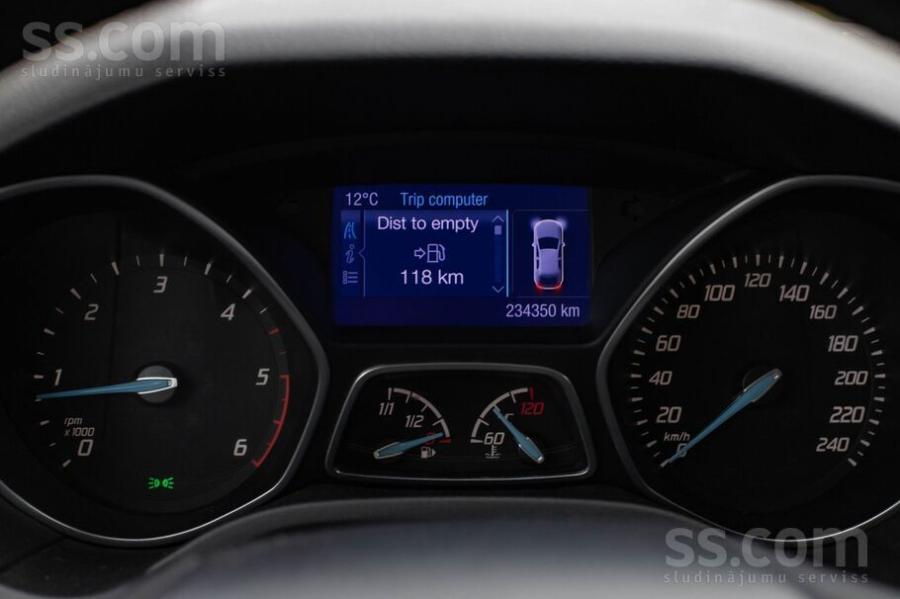 Melns Ford Focus 2013 Rīga, ar dzinēja tilpumu 1.60 L un nobraukumu 234 tūkst. km par 4590 €, foto 17 vietnē AUTOMOTO.COM.LV