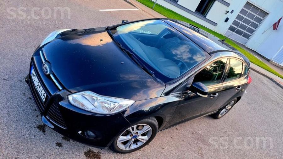 Black Ford Focus 2014 in Cesis, with an engine capacity of 1.60 L and mileage of 161 thousand km for 4200 €, photo 12 on AUTOMOTO.COM.LV