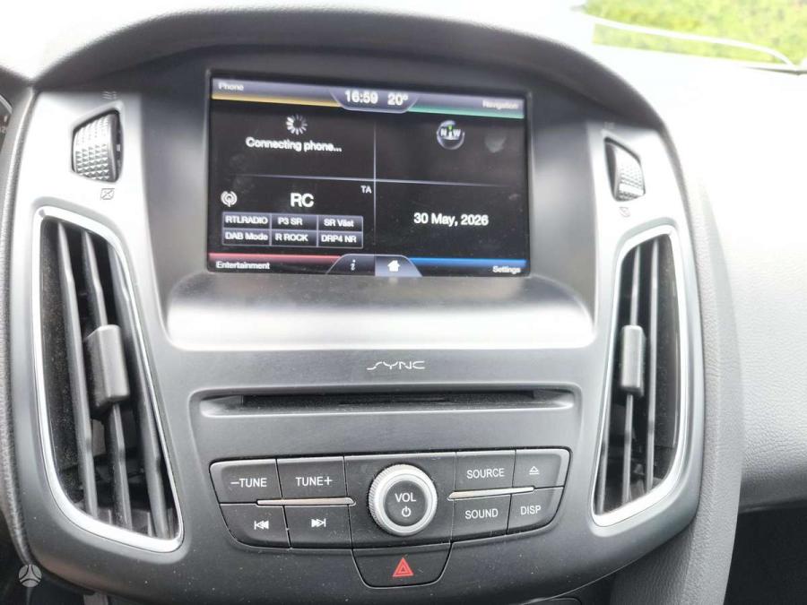 Melns Ford Focus 2016 Rokiškis, ar dzinēja tilpumu 1.00 L un nobraukumu 189 tūkst. km par 3200 €, foto 13 vietnē AUTOMOTO.COM.LV
