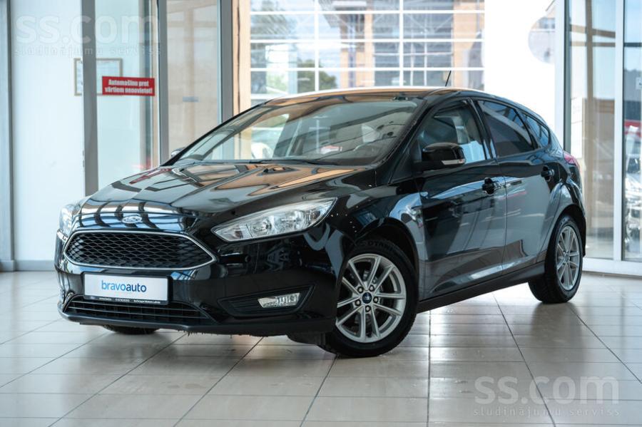 Black Ford Focus 2018 in Riga, with an engine capacity of 1.00 L and mileage of 72 thousand km for 9990 €, photo 1 on AUTOMOTO.COM.LV
