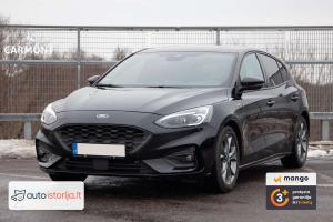 Melns Ford Focus 2020 Viļņa, ar dzinēja tilpumu 1.50 L un nobraukumu 33 tūkst. km par 13950 €, foto  vietnē AUTOMOTO.COM.LV