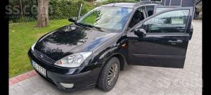 Melns Ford Focus 2003 Valmiera, ar dzinēja tilpumu 1.60 L un nobraukumu 134 tūkst. km par 1350 €, foto  vietnē AUTOMOTO.COM.LV