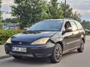 Black Ford Focus 2004 in Vilnius, with an engine capacity of 1.80 L and mileage of 276 thousand km for 350 €, photo  on AUTOMOTO.COM.LV