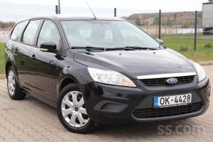 Melns Ford Focus 2008 Rīga, ar dzinēja tilpumu 1.60 L un nobraukumu 232 tūkst. km par 2700 €, foto  vietnē AUTOMOTO.COM.LV