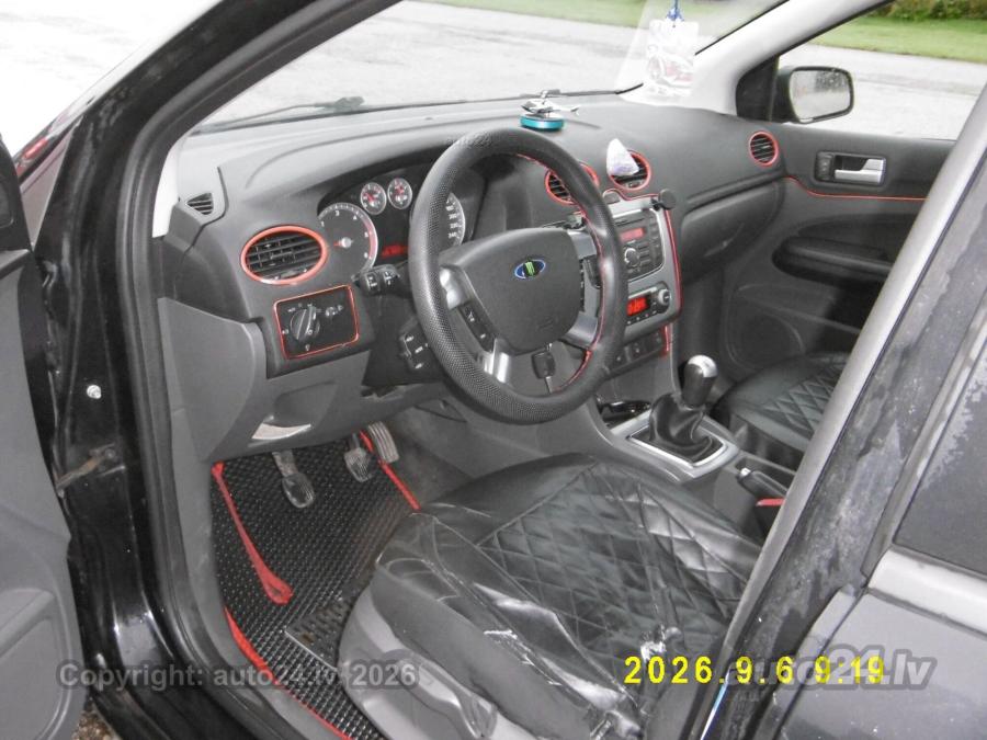 Black Ford Focus 2008 in Tallinn, with an engine capacity of 1.80 L and mileage of 405 thousand km for 2200 €, photo 9 on AUTOMOTO.COM.LV