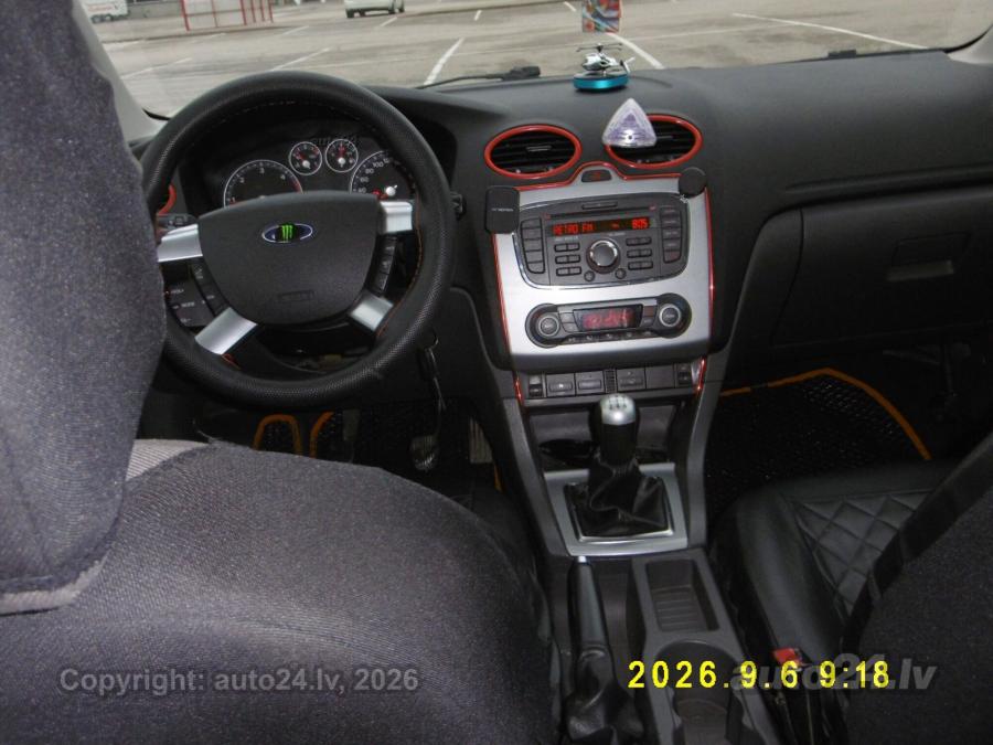 Black Ford Focus 2008 in Tallinn, with an engine capacity of 1.80 L and mileage of 405 thousand km for 2200 €, photo 12 on AUTOMOTO.COM.LV