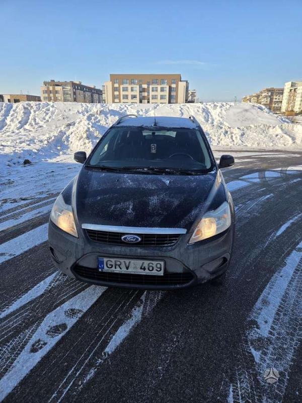 Black Ford Focus 2009 in Vilnius, with an engine capacity of 1.56 L and mileage of 224 thousand km for 800 €, photo 1 on AUTOMOTO.COM.LV