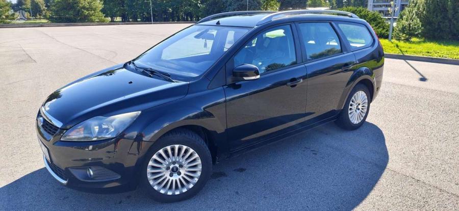 Black Ford Focus 2009 in Alytus, with an engine capacity of 1.56 L and mileage of 310 thousand km for 2100 €, photo 5 on AUTOMOTO.COM.LV