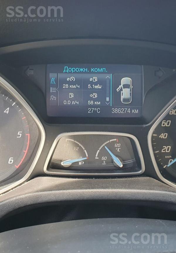 Melns Ford Focus 2012 Daugavpils, ar dzinēja tilpumu 1.60 L un nobraukumu 386 tūkst. km par 2400 €, foto 8 vietnē AUTOMOTO.COM.LV