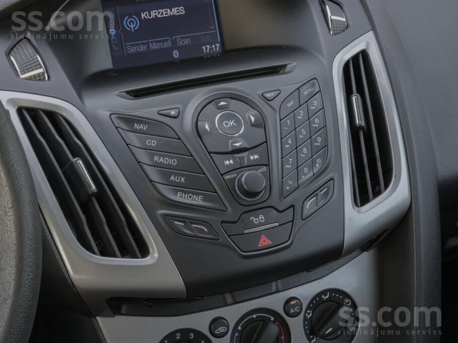 Black Ford Focus 2012 in Liepaja, with an engine capacity of 1.60 L and mileage of 309 thousand km for 3495 €, photo 26 on AUTOMOTO.COM.LV