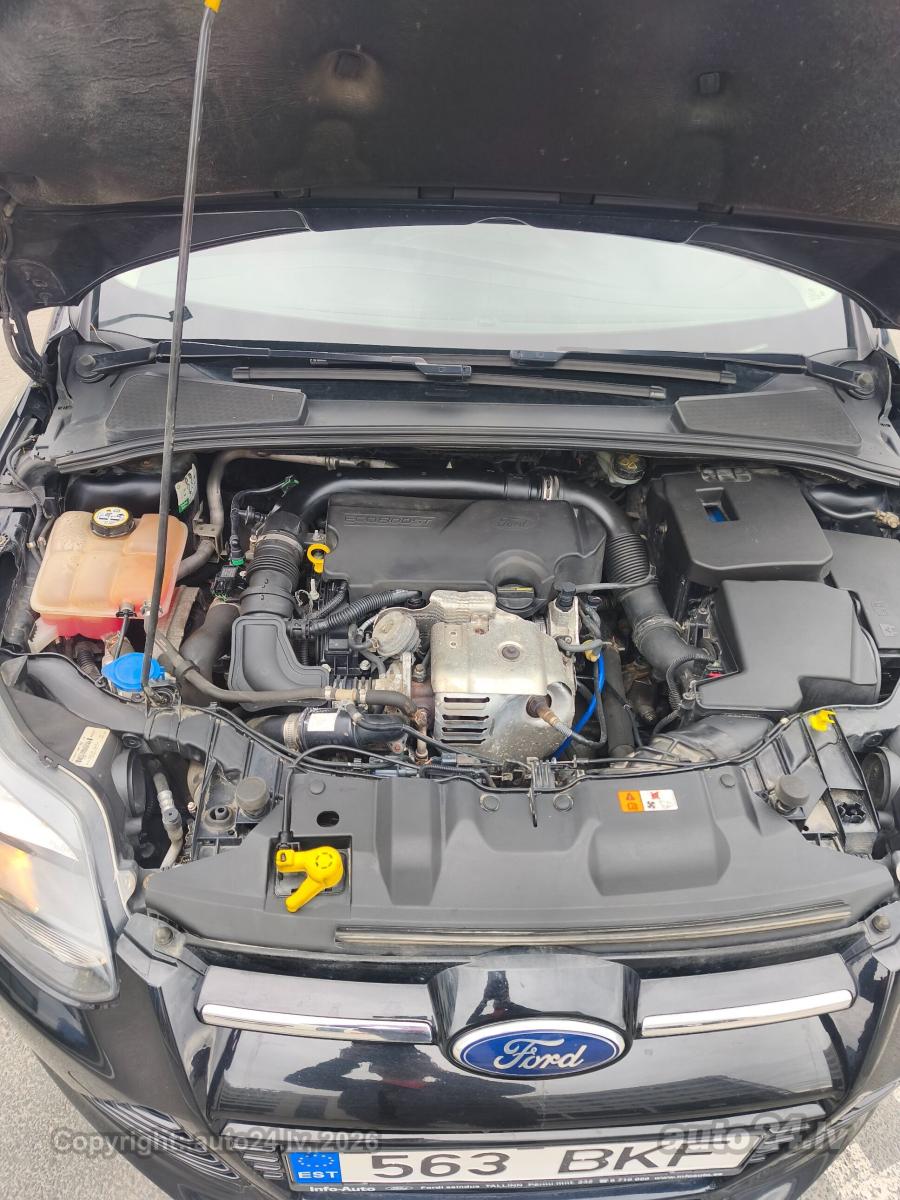 Black Ford Focus 2013 in Tallinn, with an engine capacity of 1.00 L and mileage of 215 thousand km for 4000 €, photo 12 on AUTOMOTO.COM.LV
