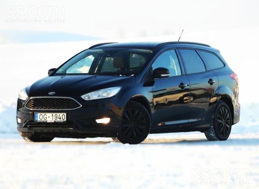 Black Ford Focus 2016 in Riga, with an engine capacity of 1.50 L and mileage of 265 thousand km for 7200 €, photo 1 on AUTOMOTO.COM.LV
