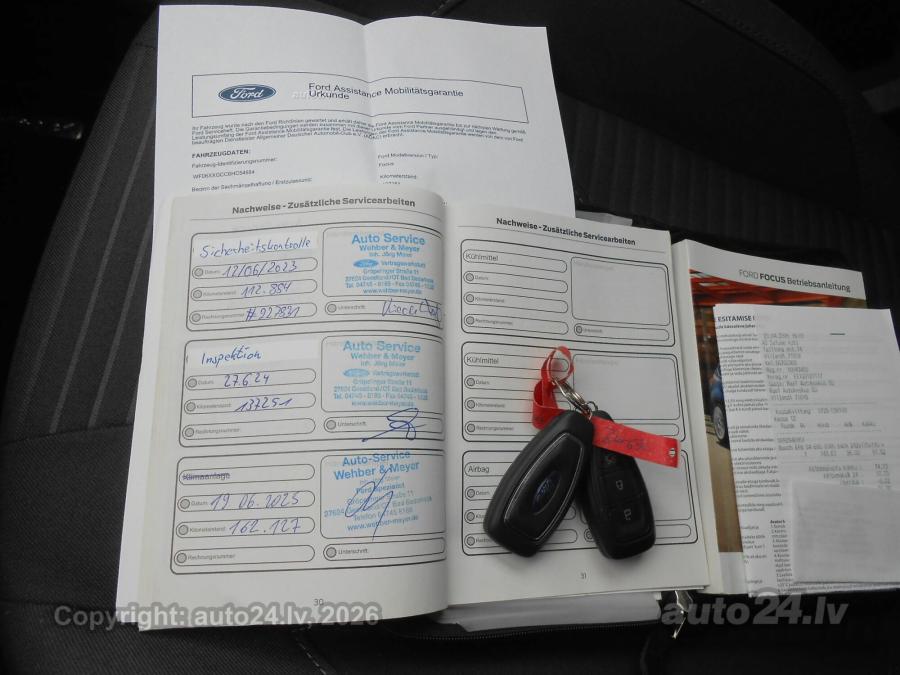 Black Ford Focus 2017 in Viljandi, with an engine capacity of 1.00 L and mileage of 180 thousand km for 6590 €, photo 20 on AUTOMOTO.COM.LV