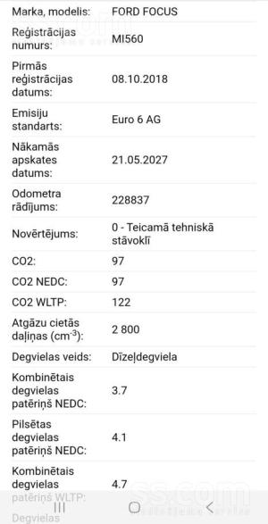 Melns Ford Focus 2018 Ventspils, ar dzinēja tilpumu 1.50 L un nobraukumu 234 tūkst. km par 8600 €, foto 32 vietnē AUTOMOTO.COM.LV