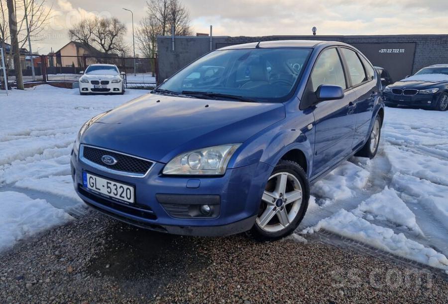 Zils Ford Focus 2005 Liepāja, ar dzinēja tilpumu 2.00 L un nobraukumu 257 tūkst. km par 1690 €, foto 1 vietnē AUTOMOTO.COM.LV