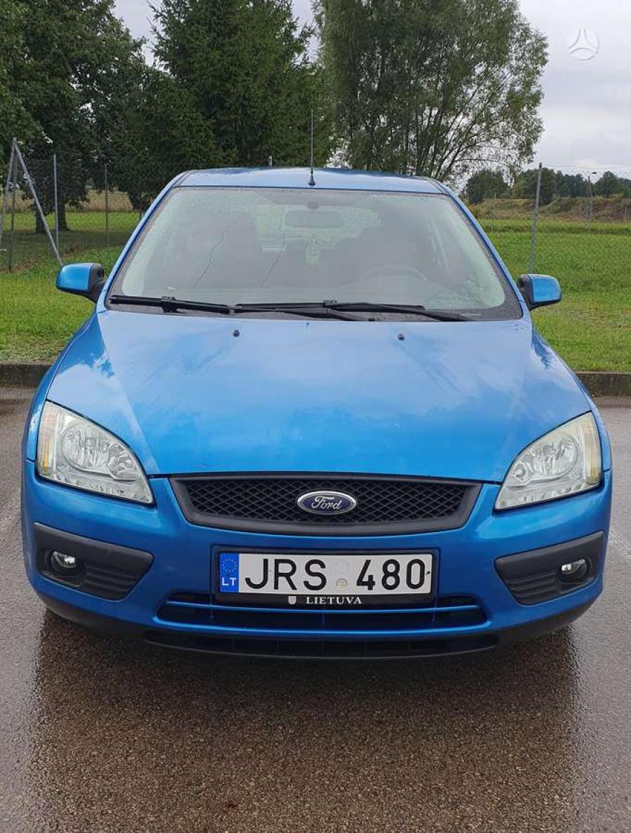 Zils Ford Focus 2005 Vilkaviškis, ar dzinēja tilpumu 1.60 L un nobraukumu 204 tūkst. km par 1000 €, foto 6 vietnē AUTOMOTO.COM.LV