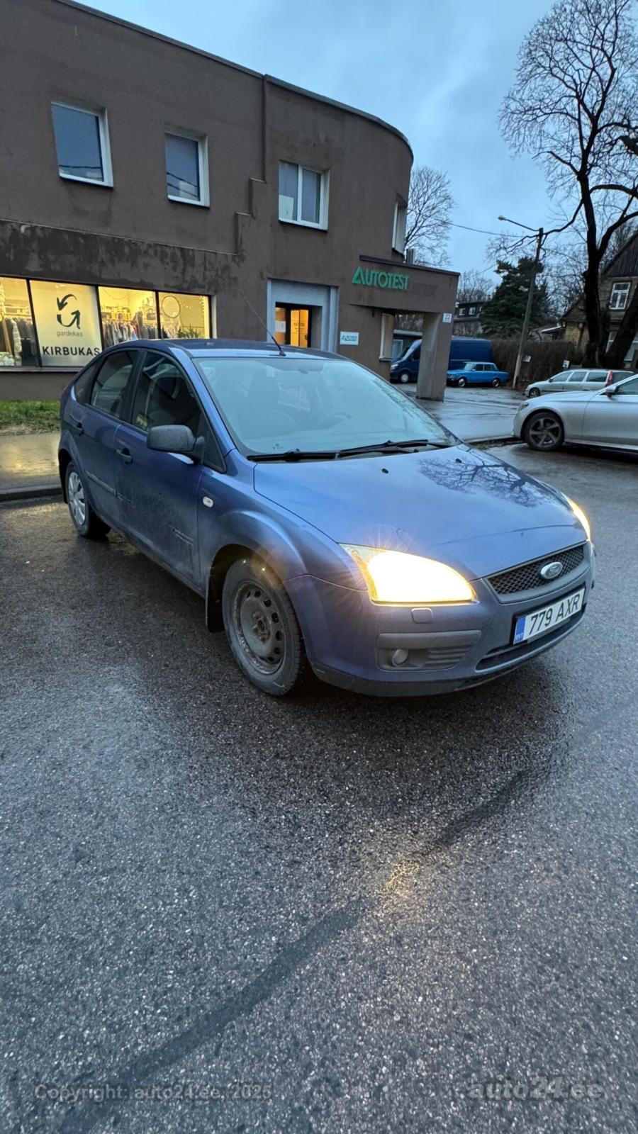 Blue Ford Focus 2006 in Tallinn, with an engine capacity of 1.60 L and mileage of 283 thousand km for 799 €, photo 6 on AUTOMOTO.COM.LV